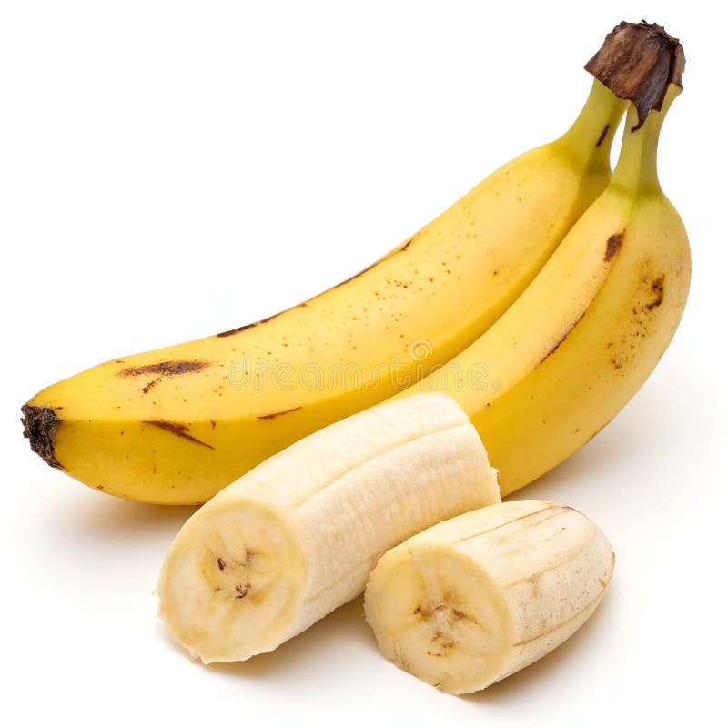 Banana and Half Banana stock illustration. Illustration of fitness ...