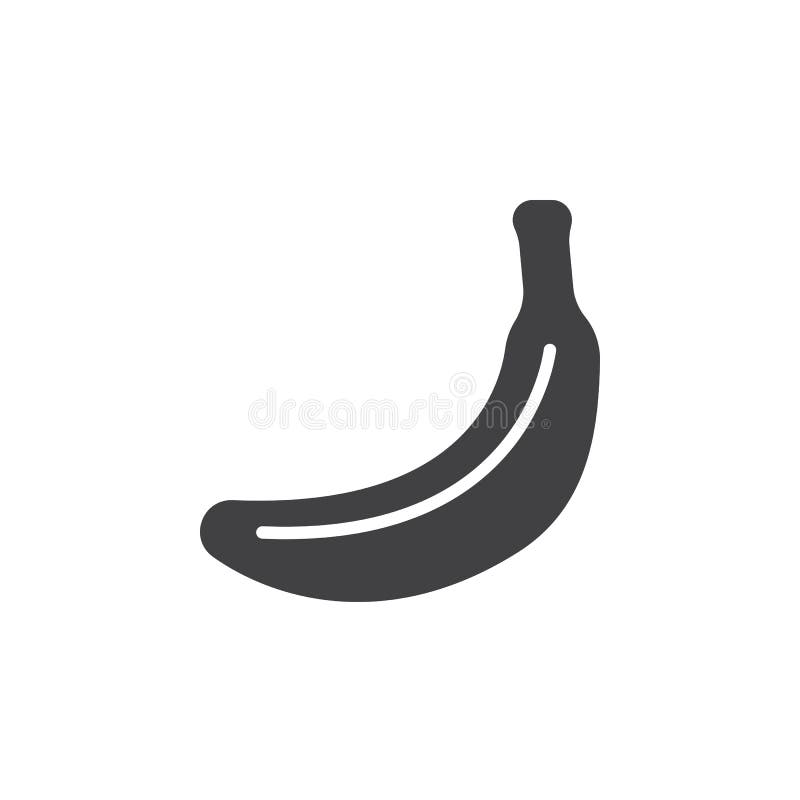 Banana Filled Outline Icon, Line Vector Sign, Linear Colorful Pictogram ...