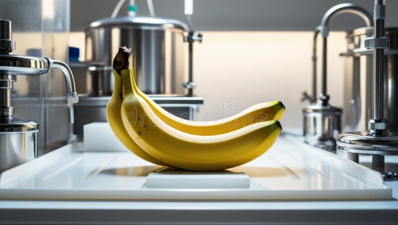 "Banana in a Lab: Exploring Nature and Science" Stock Illustration ...