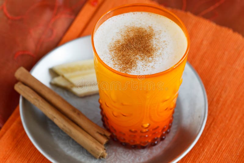 Banana Lassi stock image. Image of drink, borneo, white - 69333709