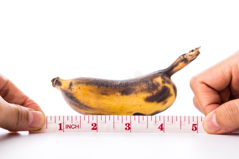 Banana and measuring tape stock image. Image of high - 36511279