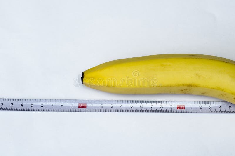 Banana and measuring tape stock image. Image of high - 36511279