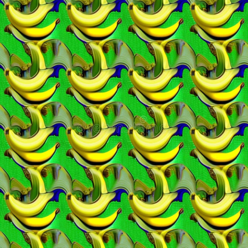 Banana Pattern,illustration of a Banana Texture Stock Illustration ...