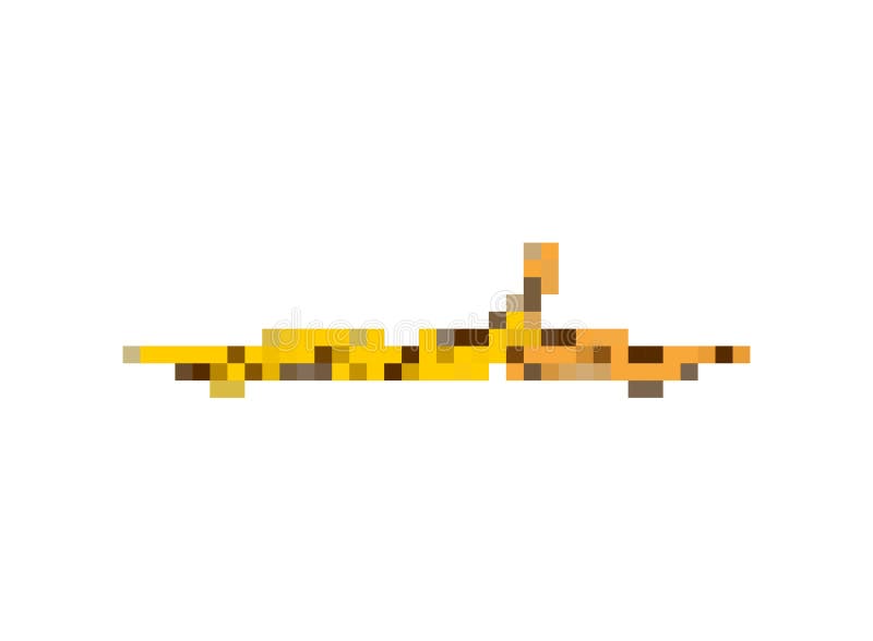 Banana Peel Pixel Art. 8 Bit Old Rotten Banana Peel Stock Vector ... Banana Peel Pixel Art. 8 Bit Old Rotten Banana Peel Stock Vector ...