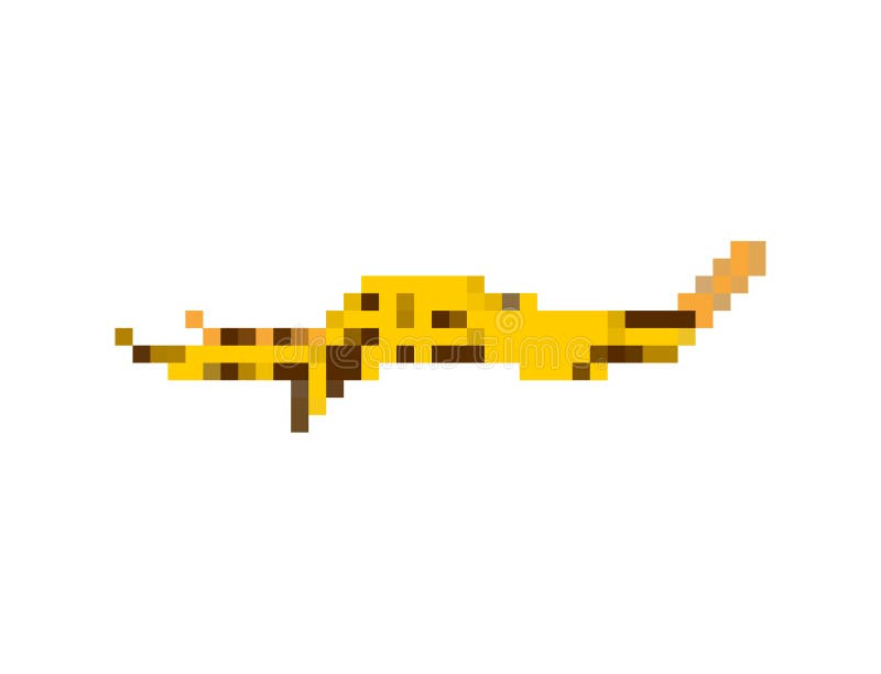 Banana Peel Pixel Art. 8 Bit Old Rotten Banana Peel Stock Vector ... Banana Peel Pixel Art. 8 Bit Old Rotten Banana Peel Stock Vector ...