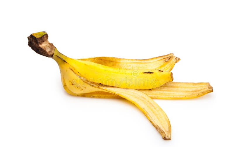 Banana peel stock photo. Image of organic, peel, isolated - 71164014