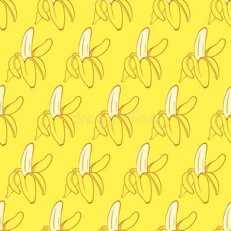 Banana stock illustration. Illustration of backdrop, eating - 58513228