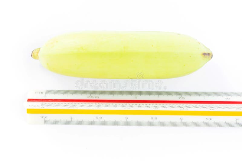 Banana and ruler stock photo. Image of number, healthy - 14019818