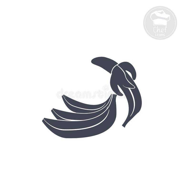 Banana stock vector. Illustration of plant, sign, ripe - 96193051