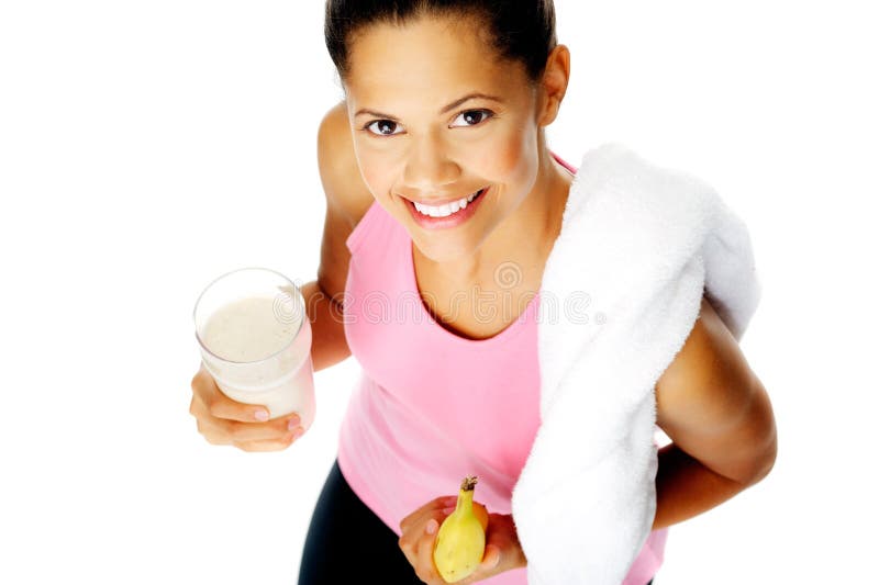 Gym shake woman stock image. Image of beauty, asian, fitness - 31576691