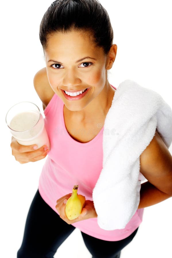 Gym shake woman stock image. Image of beauty, asian, fitness - 31576691