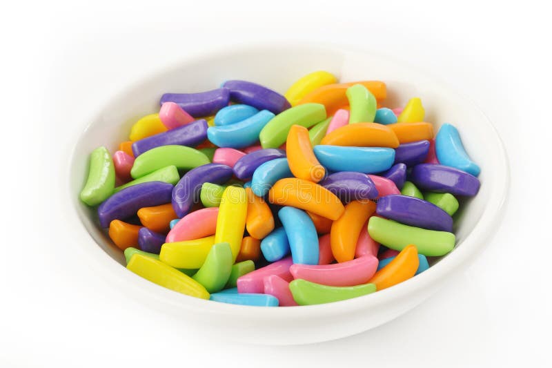 Banana shaped candy stock image. Image of sugar, food - 44525615