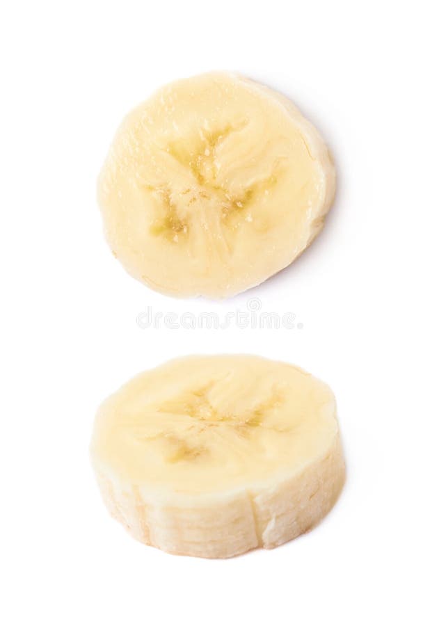 Banana slice isolated stock image. Image of isolated - 73786753