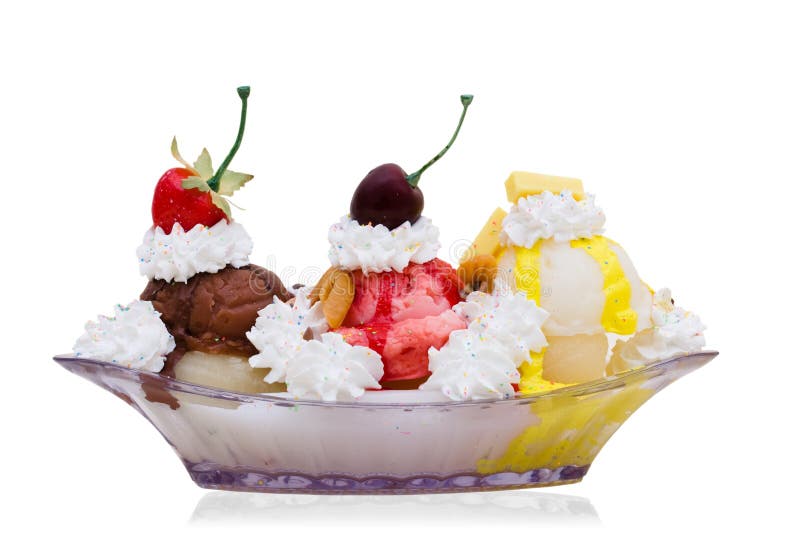 Banana Split stock image. Image of slice, sliced, peeled - 177839