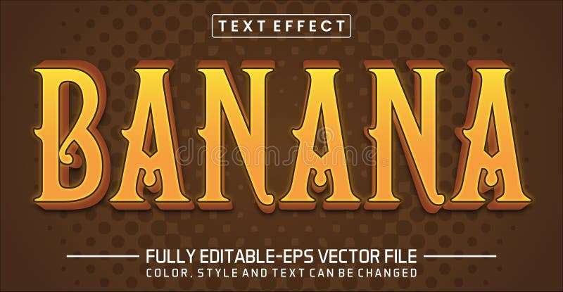 Banana Text Effect Stock Illustrations – 124 Banana Text Effect Stock ...
