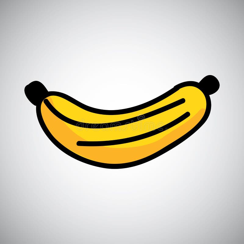 Banana Vector stock vector. Illustration of banana, design - 44580412