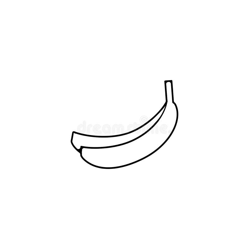 Banana Thin Line Icon. Banana Linear Outline Icon Stock Vector ... Banana Thin Line Icon. Banana Linear Outline Icon Stock Vector ...