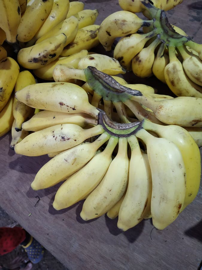 Banana stock photo. Image of market, size, banana, small - 119762004