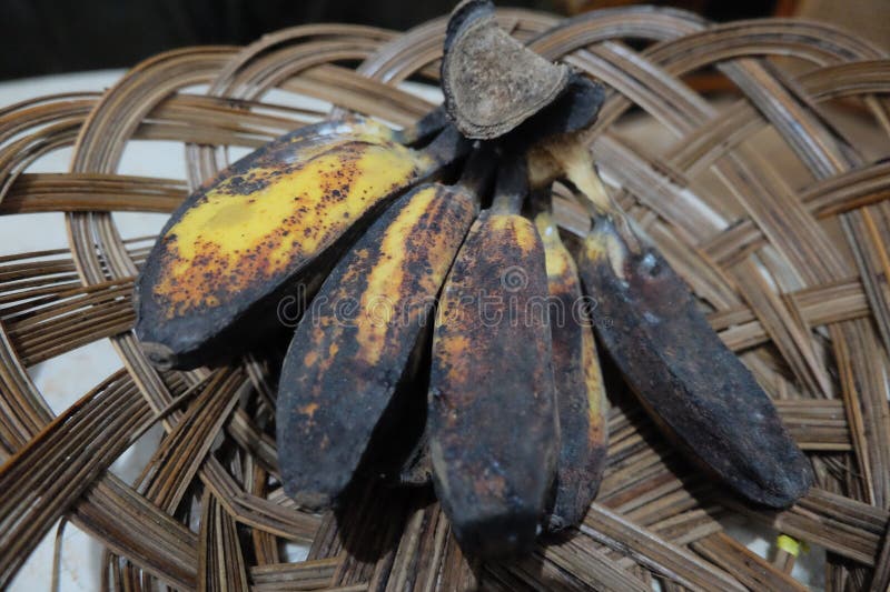 The Bananas are Overripe and Have Started To Rot or Spoil Stock Image ...