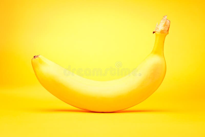 Gelbe Banane stockbild. Bild von imbiß, essen, bündel - 64038853