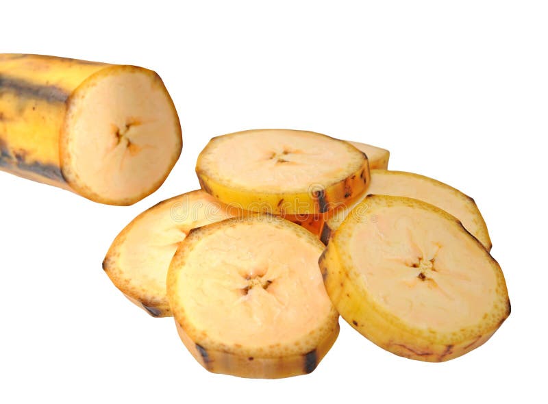 Banane coupée en tranches photo stock. Image du fond - 32391090