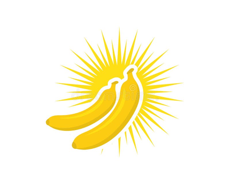 Banane Logo Template illustration de vecteur. Illustration du fond ...