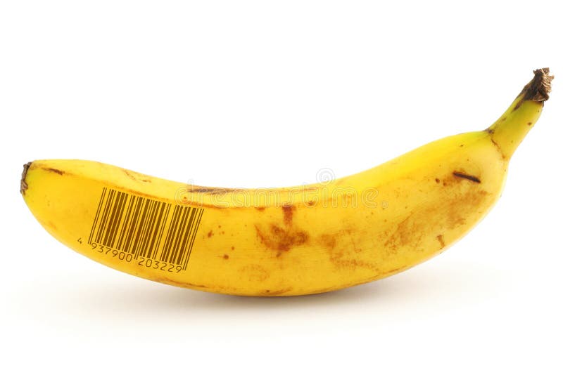 Banane Mûre Sur Le Fond Blanc Image stock - Image du crème, gros: 50977351