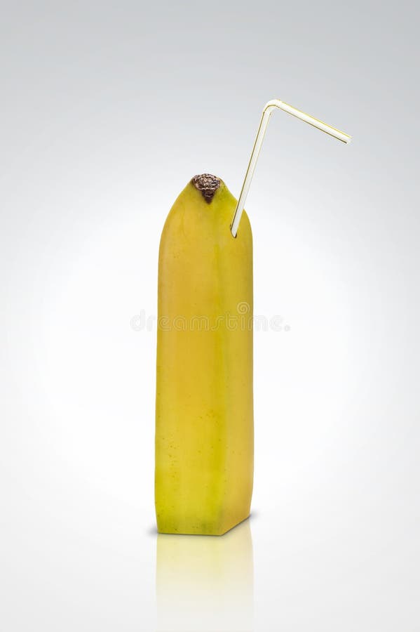 Bananensaft stockfoto. Bild von nahrung, saft, erfrischung - 31680516