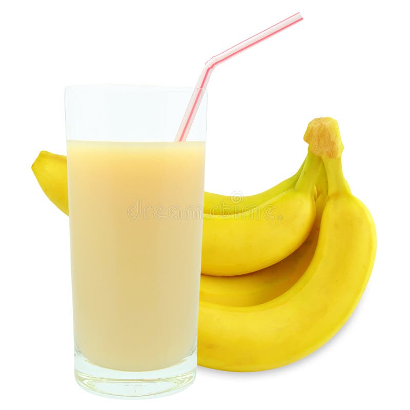 Bananensaft stockbild. Bild von nahrung, exotisch, gesund - 39103855