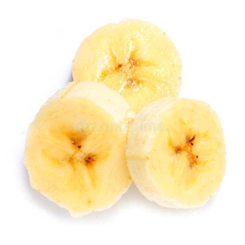 Banane coupée en tranches photo stock. Image du banane - 24371404
