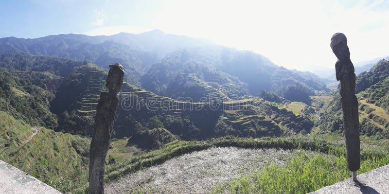 Banaue rice terraces stock image. Image of rice, terraces - 104506499