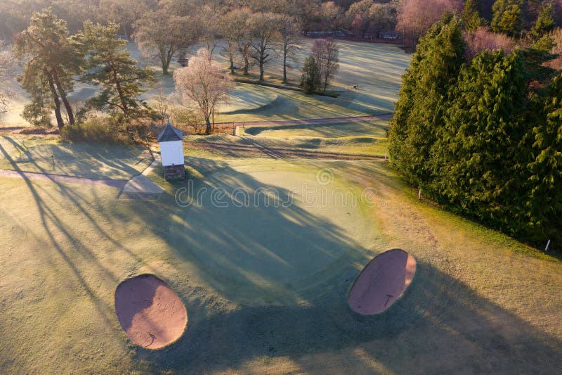 Banchory Golf Course Aerial View in Scotland Stock Photo - Image of ...