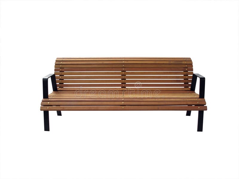 Banco de parque de madera foto de archivo. Imagen de madera - 13841970