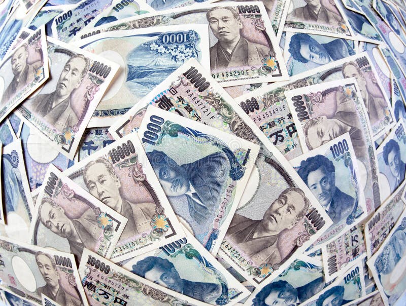 Banconote Della Valuta Di Yen Giapponesi Fotografia Stock - Immagine di ...