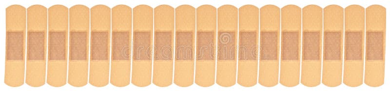 Band Aid Border or Background Image Stock Photo - Image of band ...