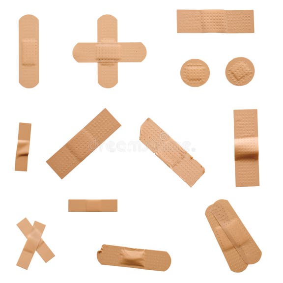 Band aid collection stock photo. Image of strips, objects - 10174938