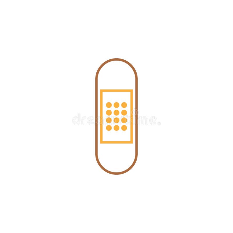 Band Aid Icon Design Template Vector Isolated Stock Illustration ...