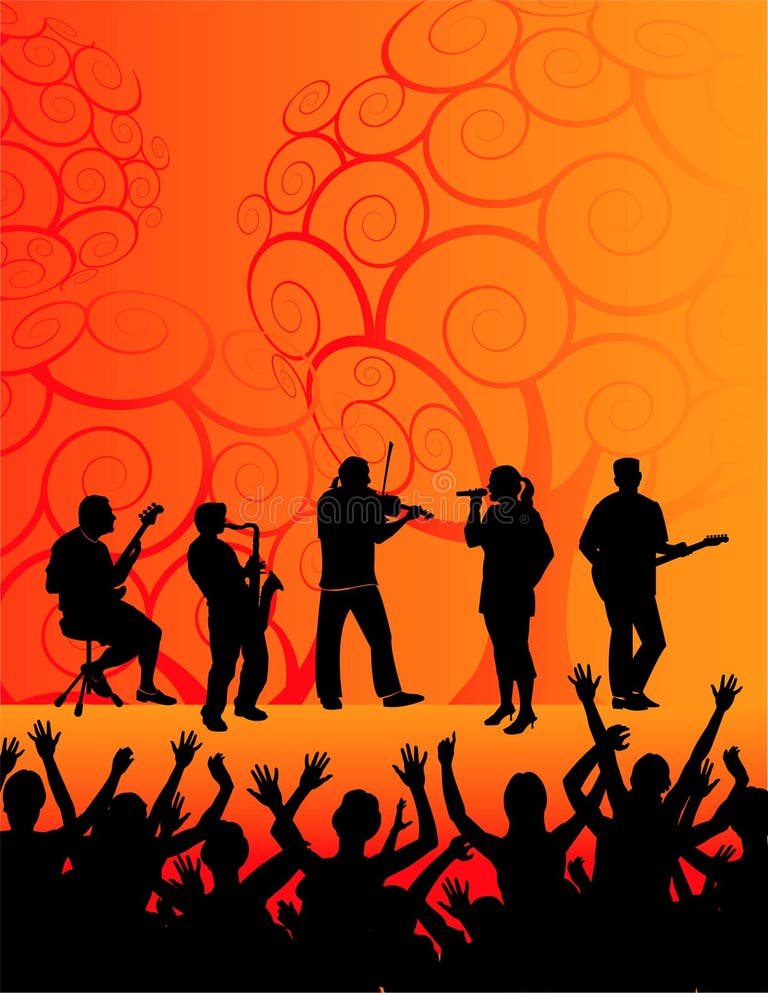 Live Band Stock Illustrations – 17,174 Live Band Stock Illustrations ...