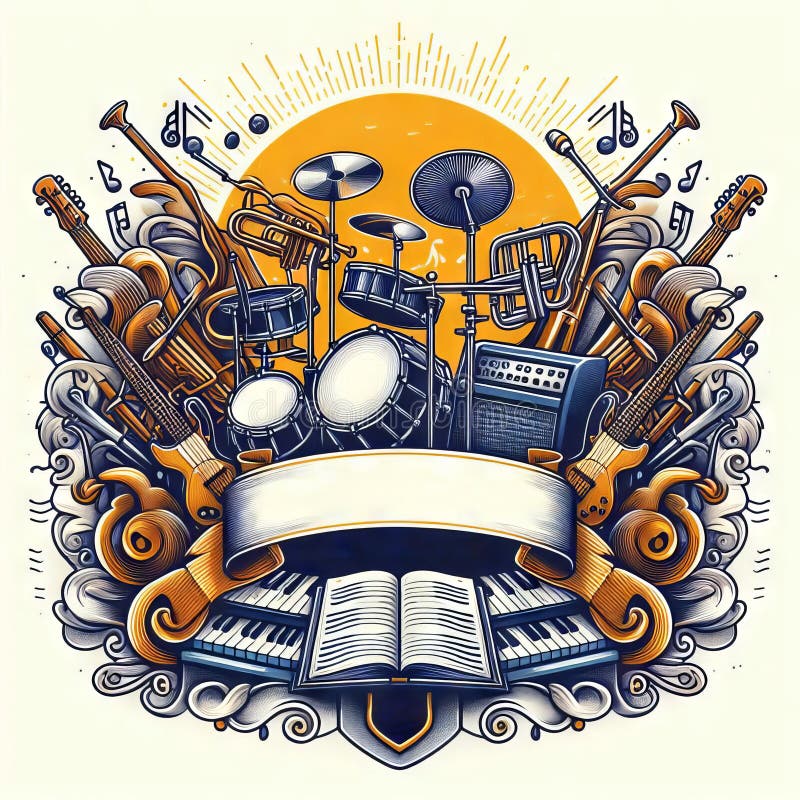 High School Band Concert Stock Illustrations – 188 High School Band ...