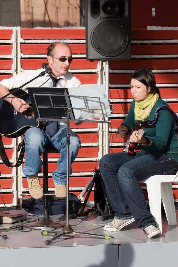 Band concert stock image. Image of youth, musician, studio - 6883527