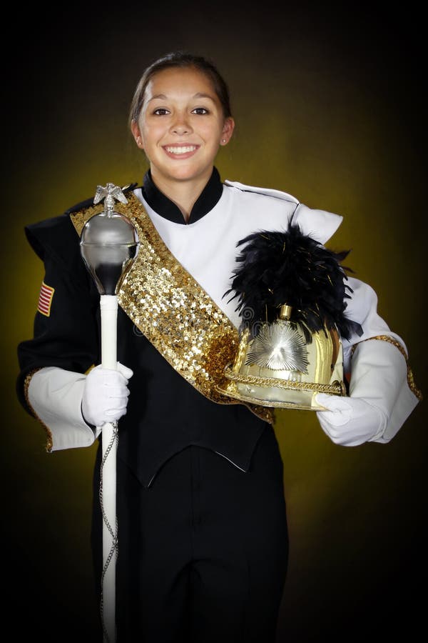 Band leader stock photo. Image of band, football, teen - 20197810