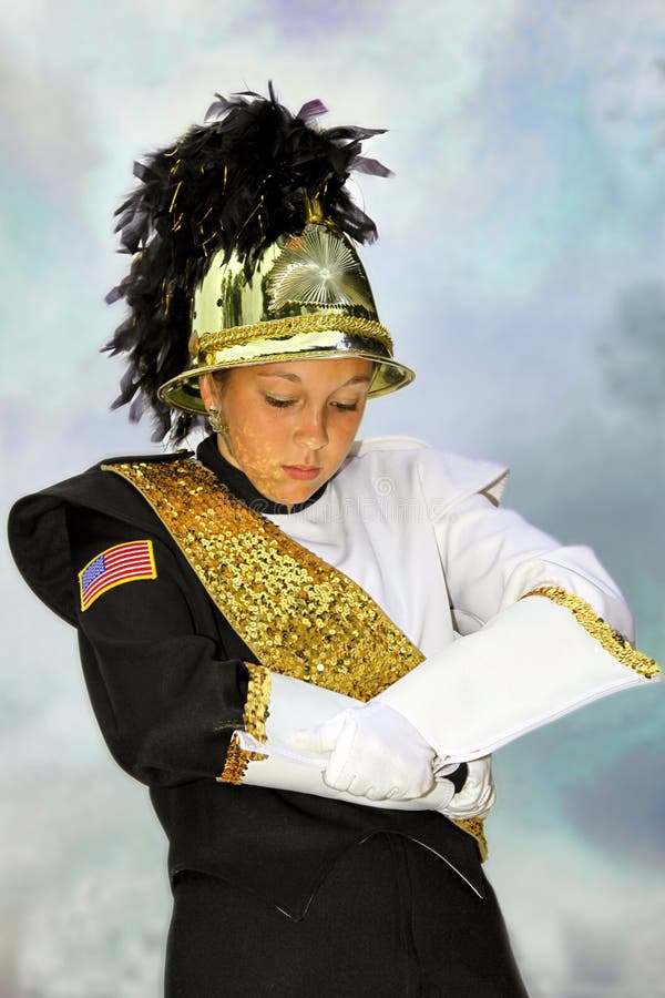 Band leader stock photo. Image of band, female, sport - 20197786