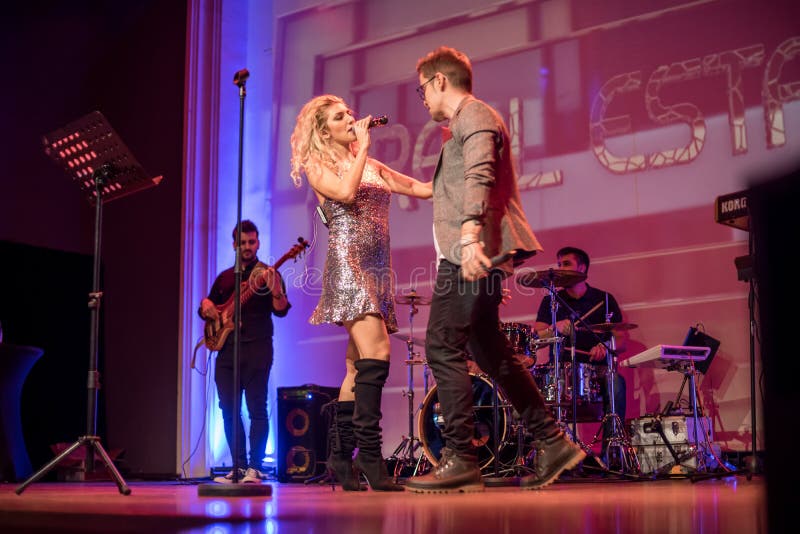 Band live concert editorial stock image. Image of band - 132952539