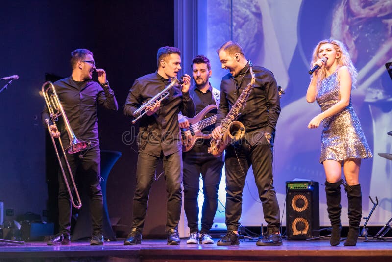 Band live concert editorial photography. Image of celebrating - 132953547