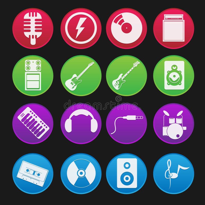 Notes stock vector. Illustration of clef, musical, blues - 7621960