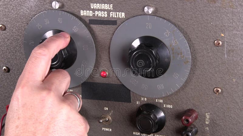 Band-pass Filter Adjustments Stock Footage - Video of classic, hardware ...