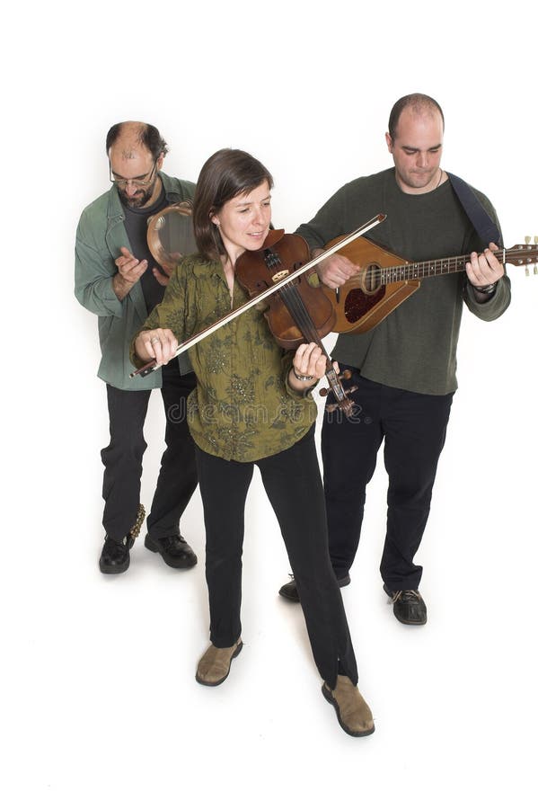 Band playing celtic music stock image. Image of classic - 2467413