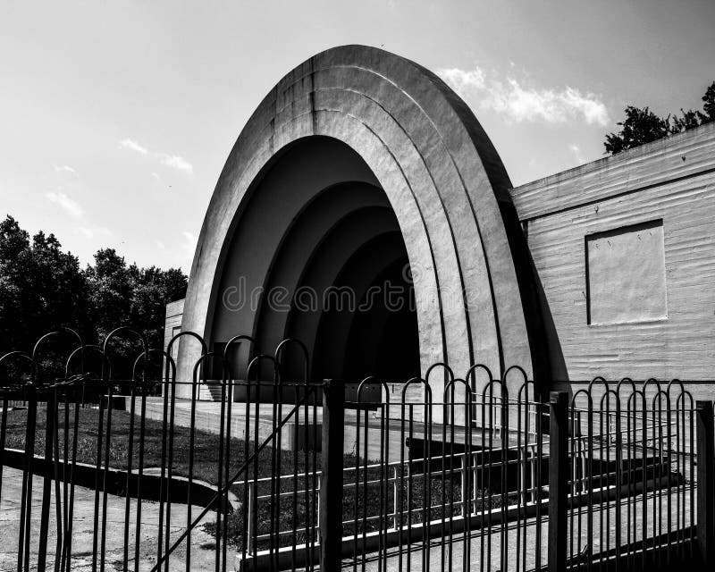 The Band Shell - Architecture at Fair Park Editorial Stock Photo ...