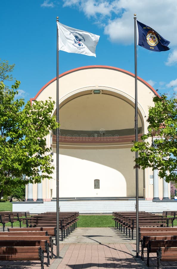 Band Shell Outdoor Amphitheater Stock Image - Image of musical ...