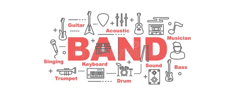 Band Banner Stock Illustrations – 222,521 Band Banner Stock ...